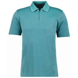 Poloshirt Ragman, Herren, Gr. S, smaragd, Piqu&eacute;, 61% Baumwolle 39% Polyester, regular fit, ohne Ausschnitt, Shirts