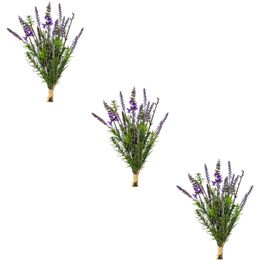 Kunstblume Creativ green "Lavendelbund", lila, H:35cm, Obermaterial: 100% Polyethylen, Kunstpflanzen