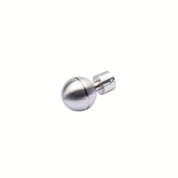 Gardinenstangen-Endst&uuml;ck Liedeco "Endst&uuml;ck, Endknopf "Skandinavia" Kugel" Gr. 1, silber (edelstahlfarben), B:3cm H:3cm L:5cm, Gardinenstangenendst&uuml;cke, Gardinenstangen-Endst&uuml;ck, Endst&uuml;ck, Endknopf Kugel, 1 St&uuml;ck
