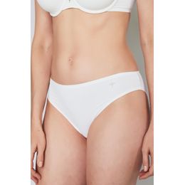 JOOP! Slip JOOP "Sensation", Damen, Gr. 38, wei&szlig;, Obermaterial: 85% Polyamid, 15% Elasthan, unifarben, k&ouml;rpernah, Unterhosen Slip, mit flachen Abschl&uuml;ssen f&uuml;r Tragekomfort