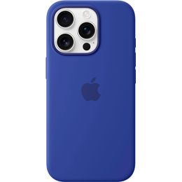Apple Smartphone-H&uuml;lle "iPhone 16 Pro Silikon Case mit MagSafe", blau (ultramarin), iPhone 16 Pro, H&uuml;llen