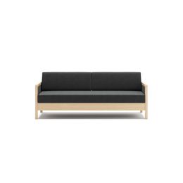 Schlafsofa HESTB&AElig;K "Hestb&aelig;k 168 3-Sitzer, Bettfunktion, Breite 208cm, Komfortsitzh&ouml;he 47cm", deep grau, B:210cm H:79cm T:81cm, 100% Polyester, Sofas, Schlafsofa, Umklappbar, Querschl&auml;fer, sehr komfortabel, Stauraum