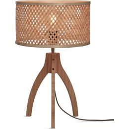 GOOD & MOJO Tischleuchte "JAVA", braun, 1, &Oslash; 20cm H: 40cm, 1 Stk., Leuchten, Tischleuchte
