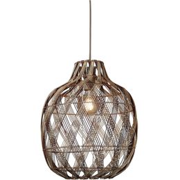 GOOD & MOJO H&auml;ngeleuchte "MENDOZA", braun, 1, &Oslash; 40cm H: 253cm, Leuchten, H&auml;ngeleuchte