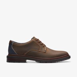 Clarks Burchill Derby Bienenwachslederschuhe