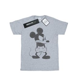 Disney - "Mickey Mouse Angry" T-Shirt f&uuml;r Herren (Grau)