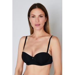 JOOP! B&uuml;gel-BH JOOP "Sensation", Damen, Gr. 85, Cup C, schwarz, Single Jersey, Obermaterial: 54% Polyamid, 36% Polyester, 10% Elasthan, BHs B&uuml;gel-BH, tr&auml;gerlos