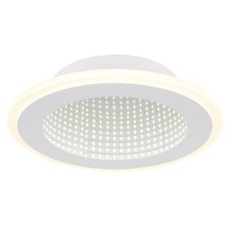 Globo LIGHTING LED Deckenleuchte "LAMELA", wei&szlig;, 1 Stk., Leuchten, Deckenlampe/Wohnzimmer/Schlafzimmer/modern, LED Deckenleuchte