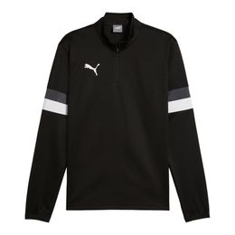 Puma - "TeamRISE" Oberteil mit kurzem Rei&szlig;verschluss f&uuml;r Herren (Schwarz)
