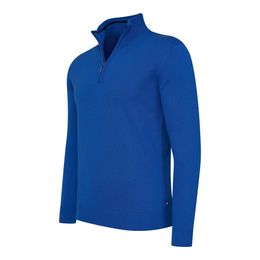 Cappuccino Italia Bergamo Zip Pullover f&uuml;r Herren. Der Pullover besteht aus 50% Baumwolle und 50% Polyester und hat eine normale Passform. Der Pullover hat einen Stehkragen, der je nach Geschmack mit einem Rei&szlig;verschluss ge&ouml;ffnet oder geschlossen werden kann. Marke: Cappuccino ItaliaModellname: Bergamo Zip Pullover (mit Hemdkragen)Kategorie: Pullover f&uuml;r HerrenMaterialien: Baumwolle, AcrylFarbe: K