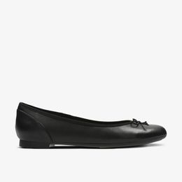 Clarks Couture Bloom Schwarze Leder Schuhe