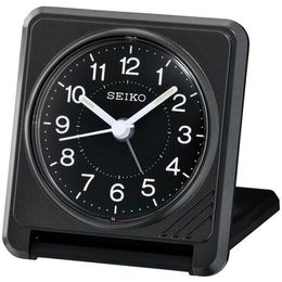 Reisewecker Seiko "QHT015K", schwarz, Wecker, Reisewecker, Wecker, Piepalarm, inkl. Batterie
