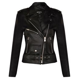 Damen-Bikerjacke aus Rindsleder &ndash; Mansfield