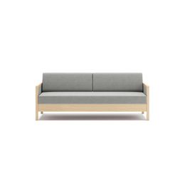 Schlafsofa HESTB&AElig;K "Hestb&aelig;k 168 3-Sitzer, Bettfunktion, Breite 208cm, Komfortsitzh&ouml;he 47cm", slate grau, B:210cm H:79cm T:81cm, 100% Polyester, Sofas, Schlafsofa, Umklappbar, Querschl&auml;fer, sehr komfortabel, Stauraum