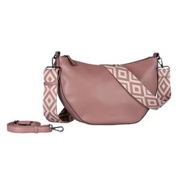 Umh&auml;ngetasche Gabor "Linda", Damen, Gr. B/H/T: 34cm x 25cm x 9,5cm, rosa, Polyurethan, clean, gepflegt, unifarben, Taschen Umh&auml;ngetasche, weiches Kunstleder mit elegantem Schultergurt aus edlem Gewebeband