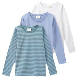 Yigga 3 M&auml;dchen Langarmshirts im Set