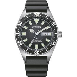 Automatikuhr Citizen "Promaster Mechanical Diver", schwarz (schwarz, schwarz), Armbanduhren, Damen, Automatikuhr, Armbanduhr, Herrenuhr, Damenuhr, Taucheruhr, bis 20 bar wasserdicht