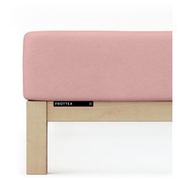 Bettlaken Schlafgut "Frottex Spannbettlaken", lila (lila mid), L:200cm, Frottee, Obermaterial: 75% Baumwolle, 25% Polyester, Bettlaken, Bettlaken, MADE IN GREEN by OEKO-TEX