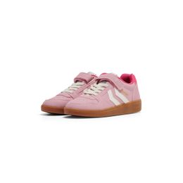 Sneaker Hummel "HANDBALL PERFEKT CL JR", M&auml;dchen, Gr. 38, roseate spoonbill, Synthetik, Schuhe Sneaker, elastische Schn&uuml;rsenkel, leichtes Material, EVA-D&auml;mpfung