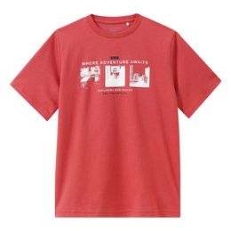 Yigga Jungen T-Shirt mit gro&szlig;em Print