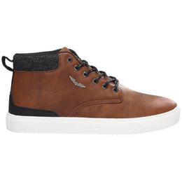 PME-Legend PME Legend Turnschuhe f&uuml;r ihn. Die Turnschuhe sind aus hochwertigem Kunstleder und Textil gefertigt. Der Turnschuh hat eine herausnehmbare EVA-Einlegesohle, die f&uuml;r eine angenehme D&auml;mpfung sorgt. Marke: PME LegendModellname: LexingKategorie: Herren-SneakerMaterialien: Kunstleder/TextilFarbe: cognac