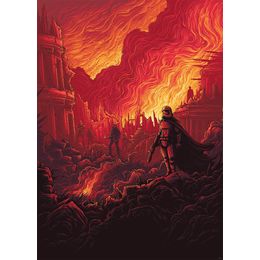 Vliestapete Komar "Digitaldruck Vlies - Star Wars First Order Purge - Gr&ouml;&szlig;e 200 x 280 cm", rot (rot, braun, schwarz), B:200m L:280m, Vlies, Tapeten, Kinderzimmer