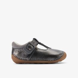Clarks Tiny Hope Toddler Pewter Schuhe