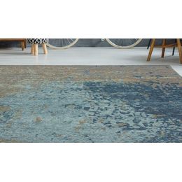 Teppich Arte Espina "Blaze 100", bunt (multi, blau), B:115cm H:8mm L:170cm, Polyester, Teppiche, Teppich, spannendes Design,stilvolle Farbgebung,pflegeleicht & widerstandsf&auml;hig