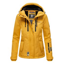 Marikoo Damen Softshelljacke &ndash; Kleine Zicke, warm mit Kapuze & Fleecefutter