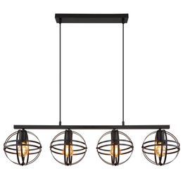 Globo LIGHTING H&auml;ngeleuchte "TAMARA", schwarz, 1 Stk., Leuchten, H&auml;ngelampe/Pendelleuchte/Esszimmer/Wohnzimmer/Esstisch, H&auml;ngeleuchte