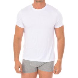 Herren Bambus Kurzarm Unterhemd Q602