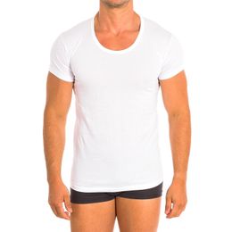 Herren Kurzarm Baumwollunterhemd Q1002