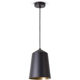 Paco Home Deckenleuchte "Jackson", grau, 1, &Oslash; 19,5cm H: 28,5cm, Leuchten, Wohnzimmer Aluminium Pulverbeschichtet Industrial Design E27, Pendellampe Esszimmerlampe Pendelleuchte