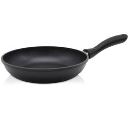 Kr&uuml;ger Bratpfanne KR&Uuml;GER "Aluguss Pfanne flach LEIPZIG", schwarz, H:6cm &Oslash;:28cm, Pfannen, Bratpfanne, hochwertige Antihaft-Versiegelung