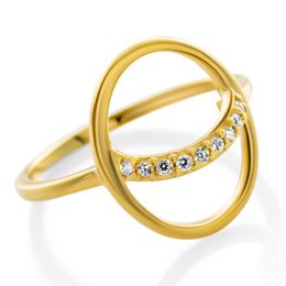 Orphelia 'Amaliada' Damen-Ring aus 925er Sterlingsilber &ndash; Gold ZR-7572