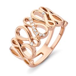 Orphelia Damen-Ring Sterling-Silber 925, Ros&eacute; ZR-7123/RG