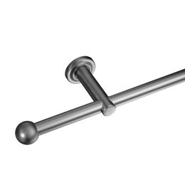 Gardinenstangen-Endst&uuml;ck Liedeco "Endst&uuml;ck, Endknopf Kugel f&uuml;r 16 mm Stangen" Gr. 1, silber (edelstahlfarben), L:2,5cm, Gardinenstangenendst&uuml;cke, Gardinenstangen-Endst&uuml;ck, Endst&uuml;ck, Endknopf