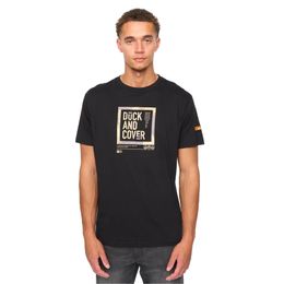 Duck and Cover - "Primatic" T-Shirt f&uuml;r Herren (Schwarz)