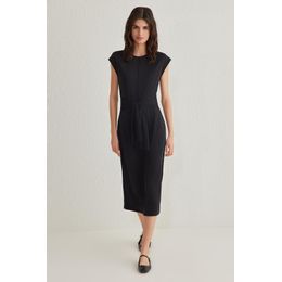 Schlichtes, &auml;rmelloses Midi-Kleid f&uuml;r Damen, l&auml;ssig und normal