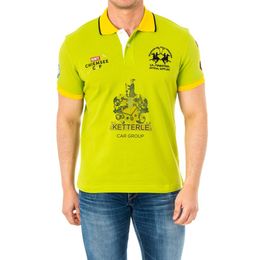 La Martina Kurzarm-Polo mit Reverskragen 2MPS55 Herren