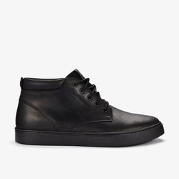 Clarks Lockton Mid Schwarz Lederstiefel