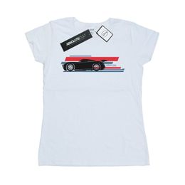 Disney - "Cars Jackson Storm Stripes" T-Shirt f&uuml;r Damen (Wei&szlig;)