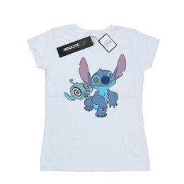 Disney - "Lilo And Stitch Hypnotized" T-Shirt f&uuml;r Damen (Wei&szlig;)