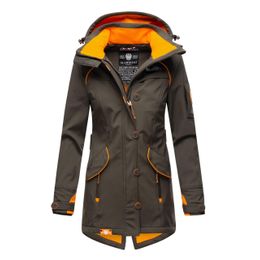 Navahoo Marikoo Damen Softshelljacke &ndash; Soulinaa, wasserdicht mit abnehmbarer Kapuze