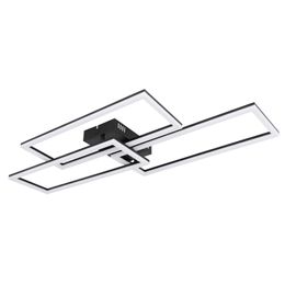 Globo LIGHTING LED Deckenleuchte "TINY", schwarz (schwarz matt), 1 Stk., Leuchten, Deckenlampe, 3000-6500 Kelvin, Wohnzimmer, Schlafzimmer, LED Deckenleuchte
