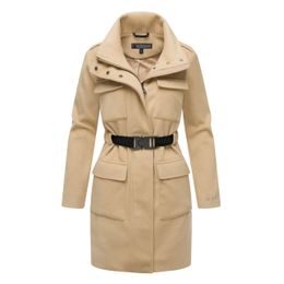 Marikoo Damen Wintermantel Tanokoo mit Stretch-G&uuml;rtel