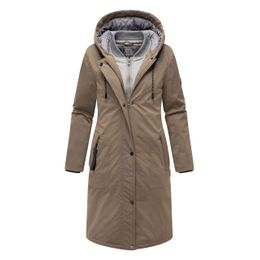 Marikoo Damen Winterjacke Ledalaa mit Kapuze