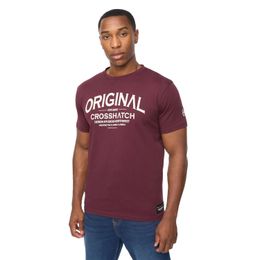 CrossHatch - "Vintarge" T-Shirt f&uuml;r Herren (Trauben-Lila)