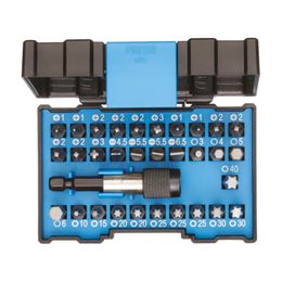 Gedore Bit-Box Allround, 32-teilig, Bit-Set mit Bit-Halter und Schraubendrehereins&auml;tzen, 1/4", 6,3 mm, Heimwerker, 666-032-A (2993236)