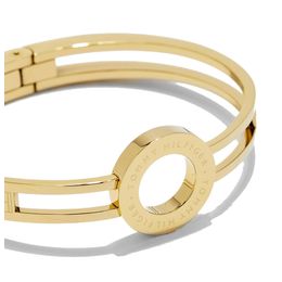 Tommy Hilfiger Damen Armreif aus Edelstahl - Gold 2780315